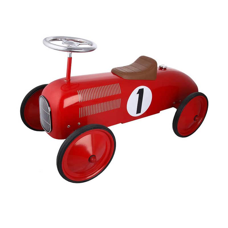 Classic Metal Retro Speedster Red Racing Car for the fast lane