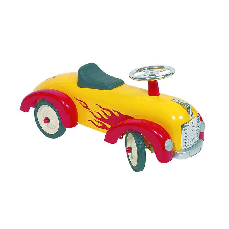 yellow-hot-rod-speedster-ride-on • Hibba Toys